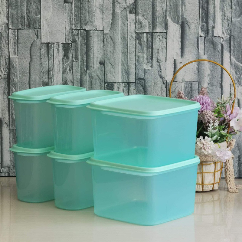 Tupperware Smart Saver Oval 1.1L & Smart Saver Square 2.5L | Shopee ...