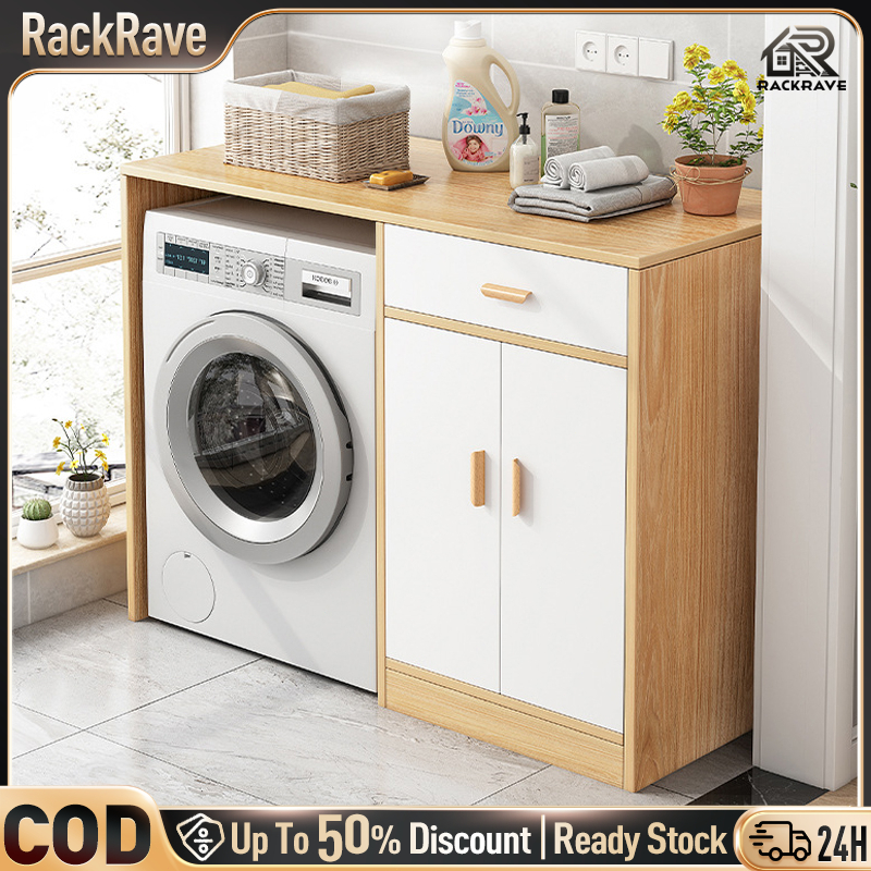 RR- Integrated Washing Machine Cabinet Balcony Wooden Storage Cabinet ...