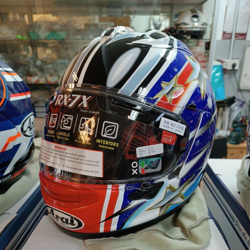 Arai RX7X fullface helmet Nakano Red 1999 100% original Arai Japan ...