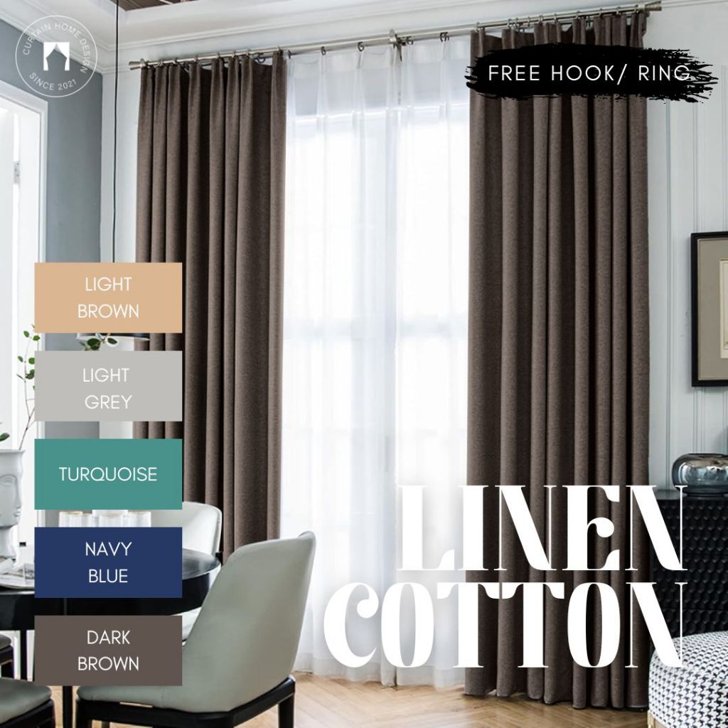 15/8 Mad| Deco Langsir Rumah sliding,pintu bilik, tingkap Blackout semi ...