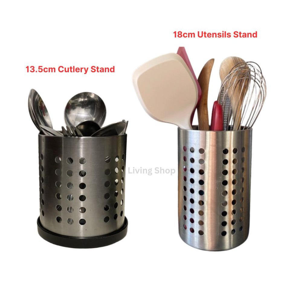 IKEA Stainless Steel Cutlery Stand Chopstick Holder Kitchen Utensil ...