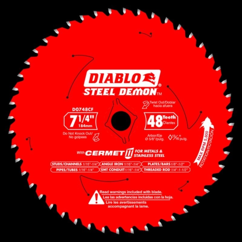 Original Diablo Steel Demon 5 3/8" 30 TEETH - METAL SAW BLADE ...