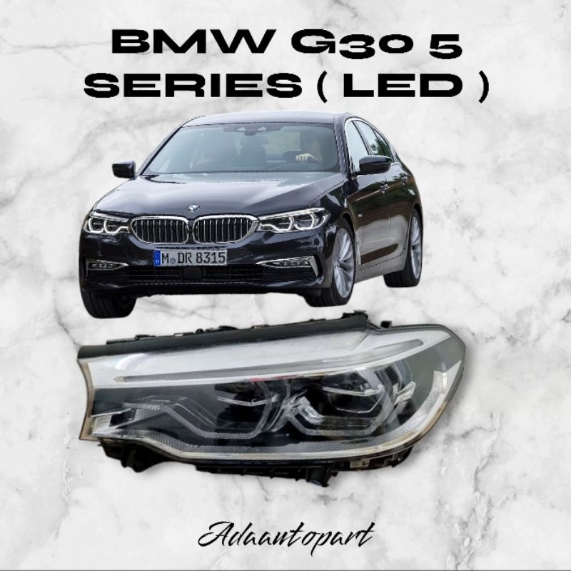 HEADLAMP BMW G30 (LED) 5 SERIES ORIGINAL 90% BARU ( LH ) | Shopee Malaysia
