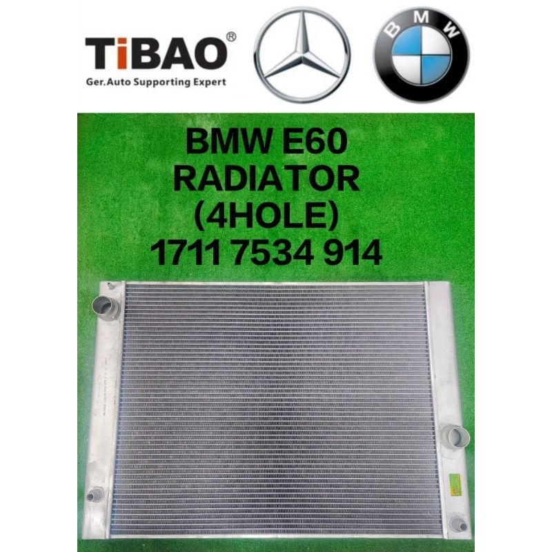 (TiBAO) BMW E60 N52 RADIATOR (4HOLE) | Shopee Malaysia