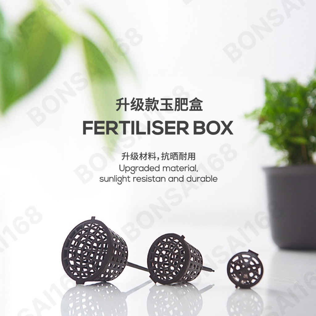 Bonsai168🔥10pcs Fertilizer Basket 玉肥盒 Fertilizer Cup with Lid|Bakul ...
