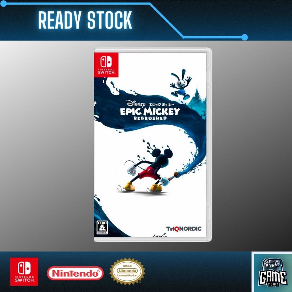 Nintendo Switch Disney Epic Mickey Rebrushed 迪士尼 传奇米奇 重置版 (English ...