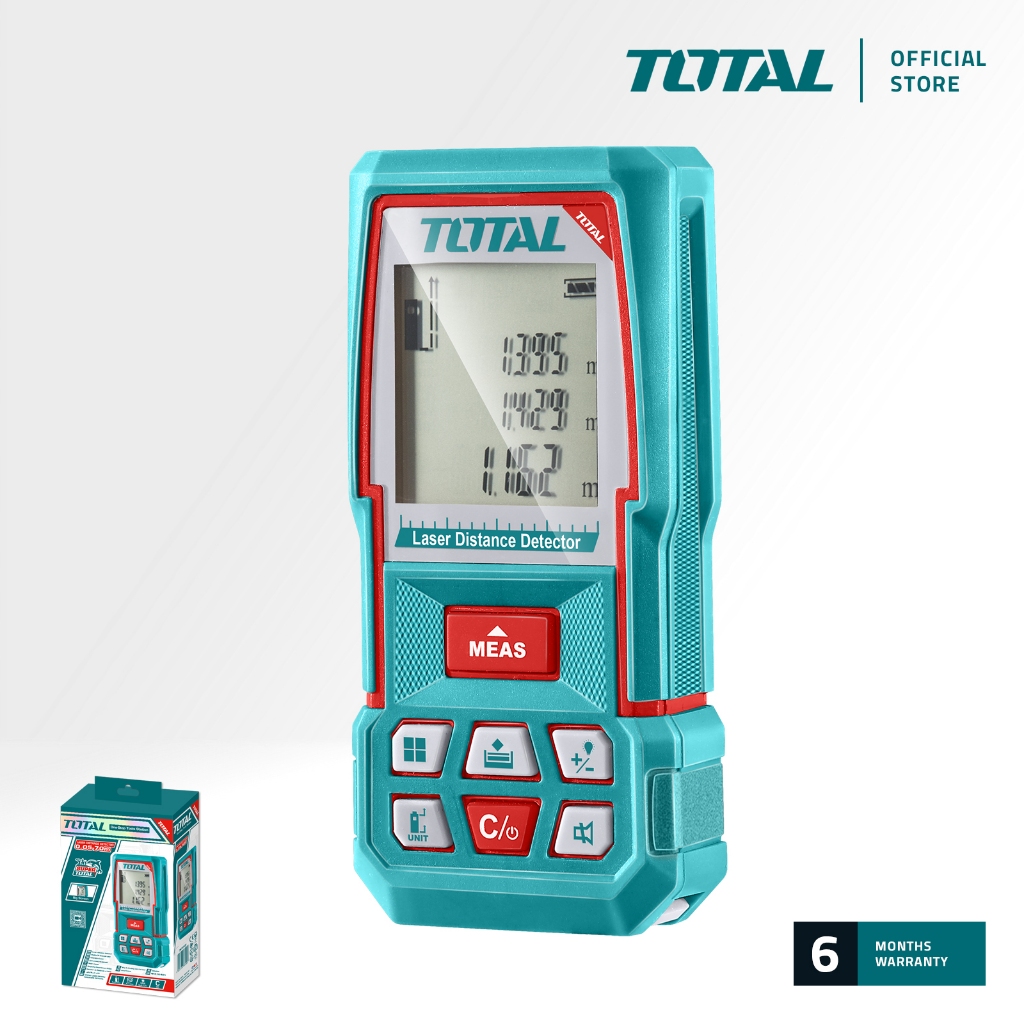 TOTAL Laser Distance Detector Laser Type (:0°C ~ +50°) TMT57026 ...