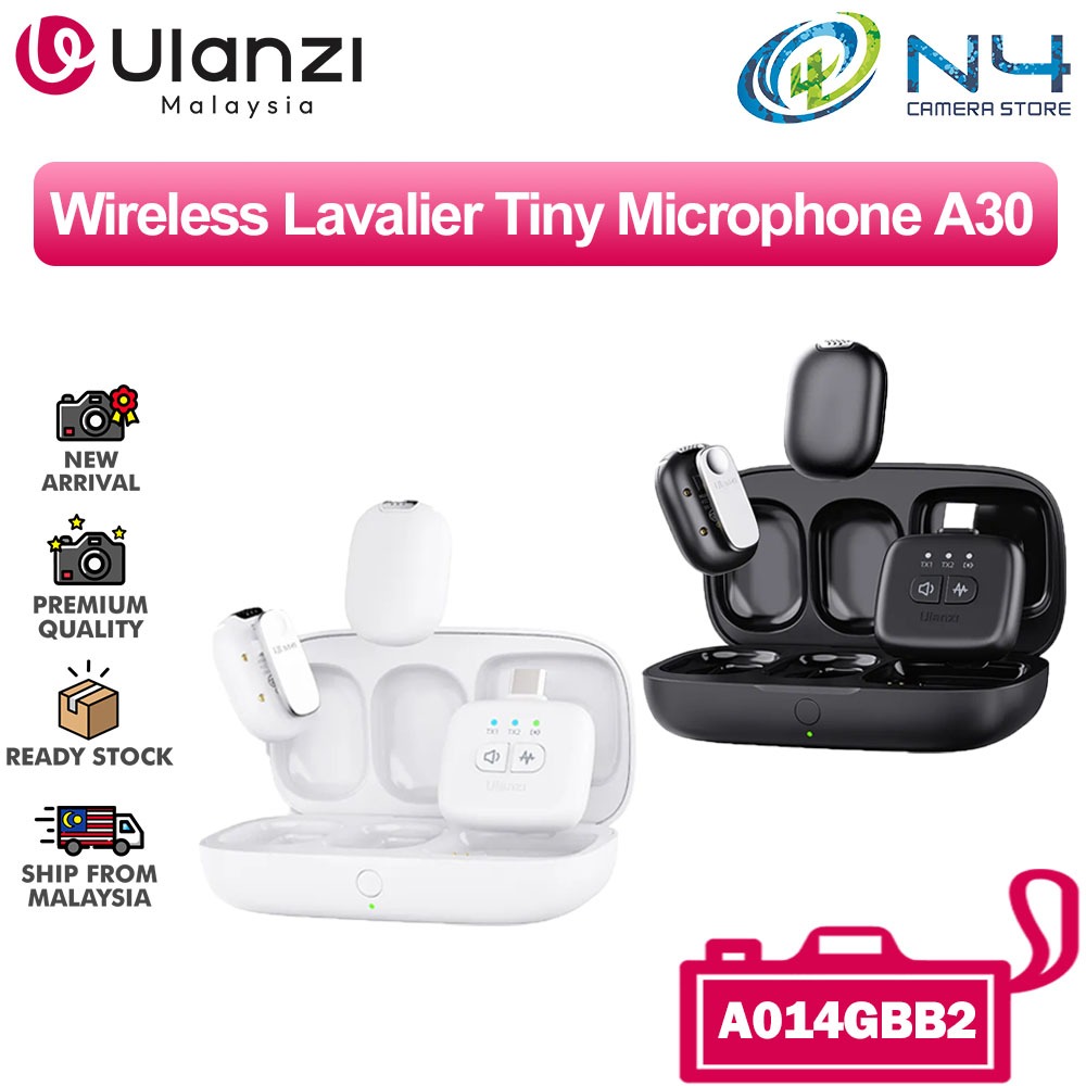 Ulanzi Wireless Lavalier Tiny Microphone A30 | Shopee Malaysia