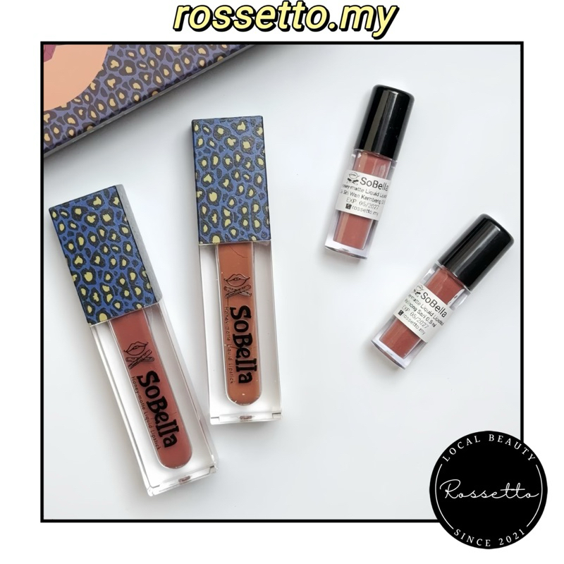 [Trial 0.5ml] Sobella Liptint LipMatte Sub-Packing Repack Trial ...