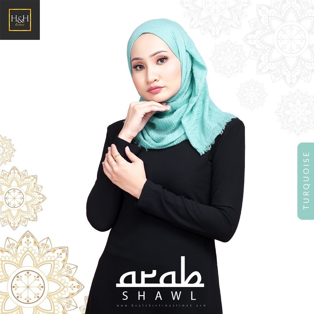 Shawl Arab Premium FRINGE SHAWL Panjang tudung ( 90cm x 180cm ...