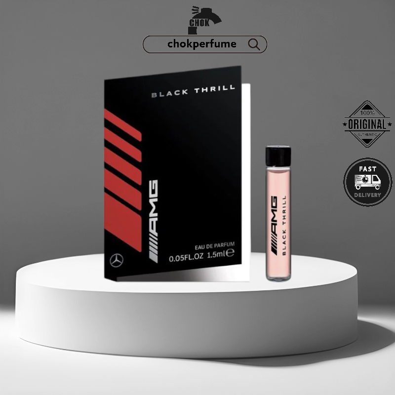 Mercedes Benz AMG Black Thrill EDP 1.5ml Perfume Sample Vial (M ...