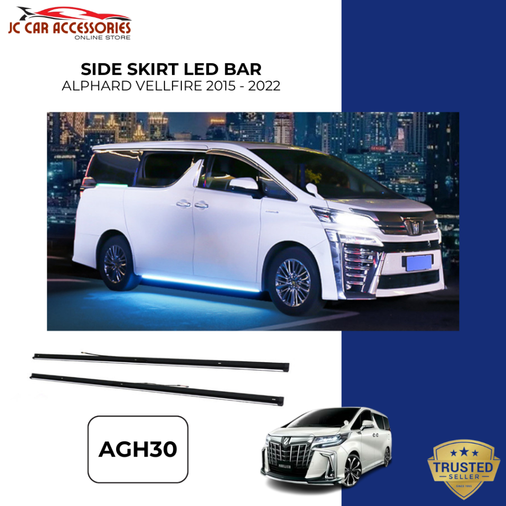 Toyota Alphard Vellfire Side Skirt LED Bar Under Car Signal Light ...