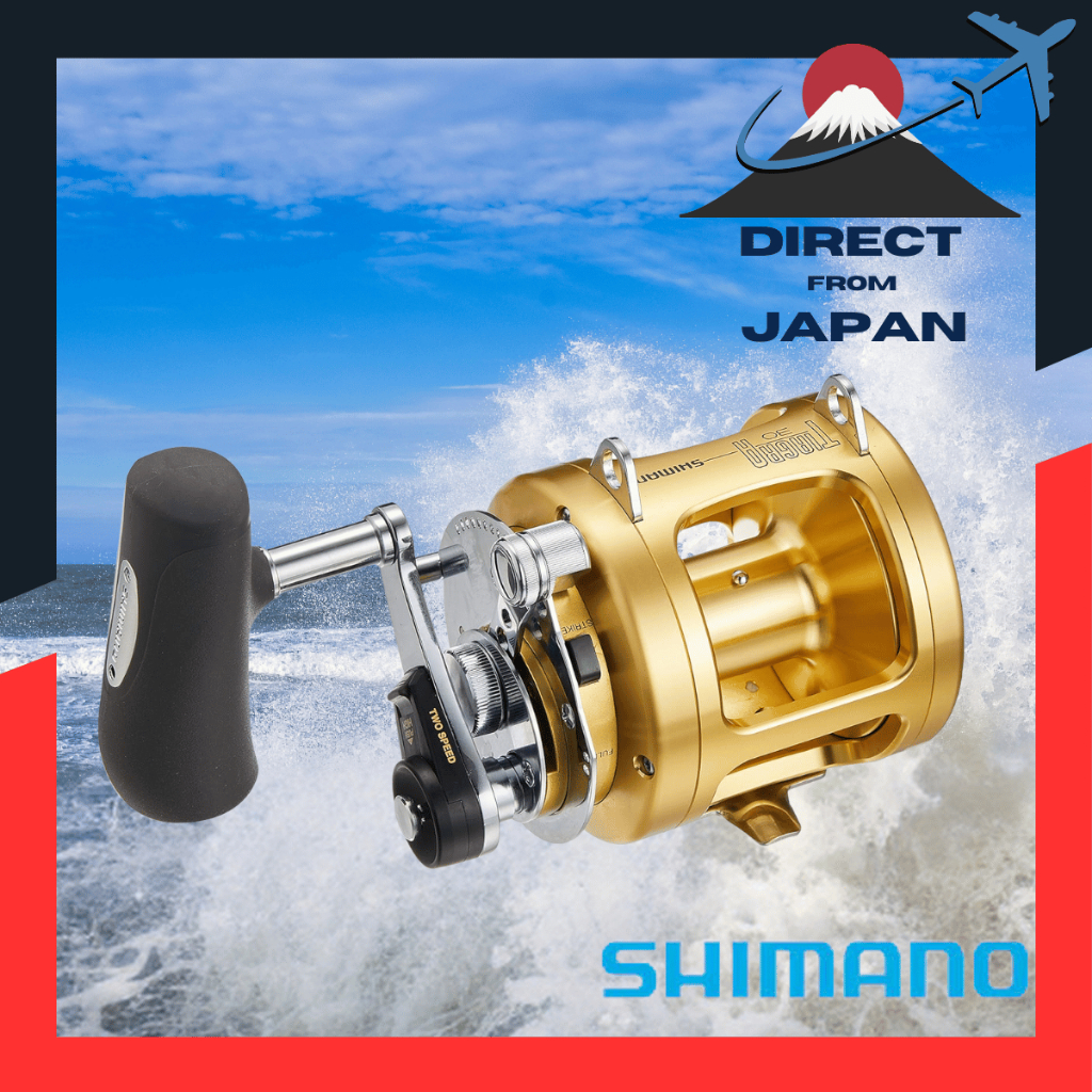 Shimano Tiagra 30A (Right) Baitcasting Reel, Dual-Axis, for Trolling ...