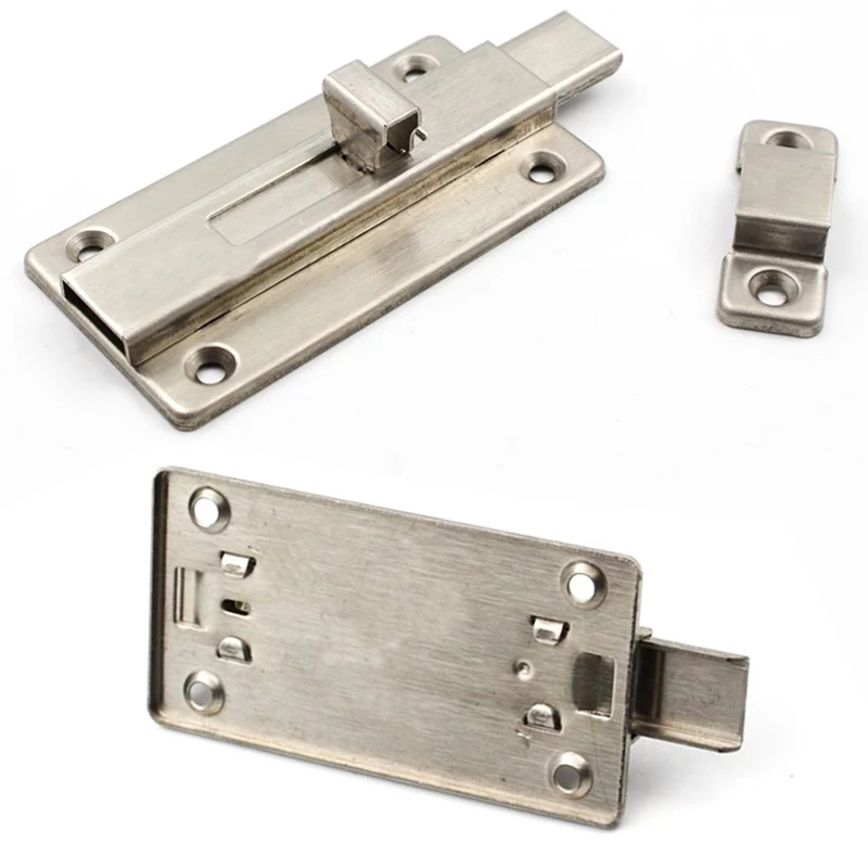 Stainless Steel Door Bolts Latch Slug Sliding Door Lock Security Safety ...