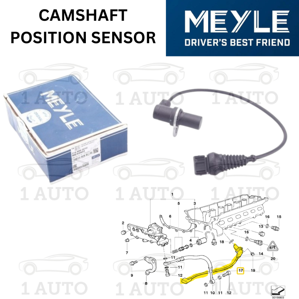 MEYLE GERMANY CAMSHAFT POSITION SENSOR BMW E36 E34 E39 E38 Z3 M50 M52 ...