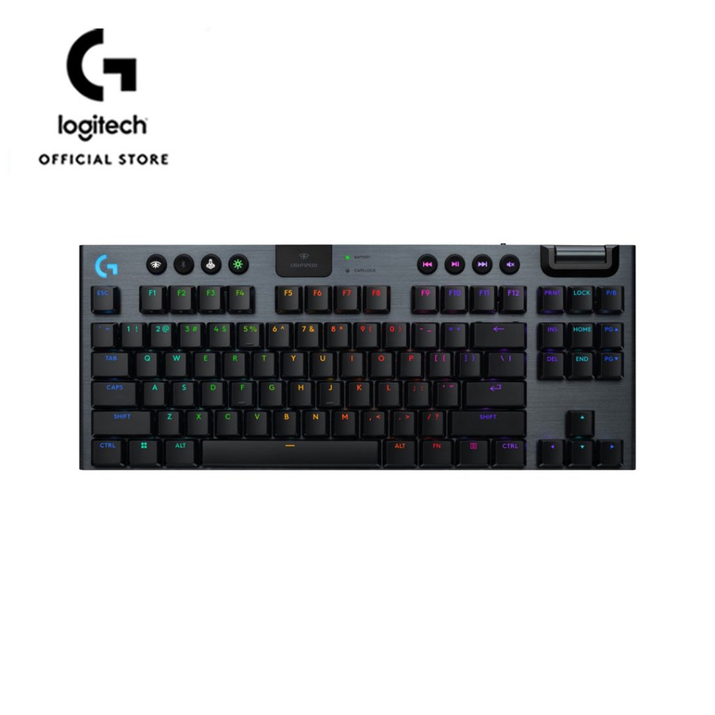 Logitech G915 X LIGHTSPEED TKL Low-Profile Wireless Gaming Keyboard ...