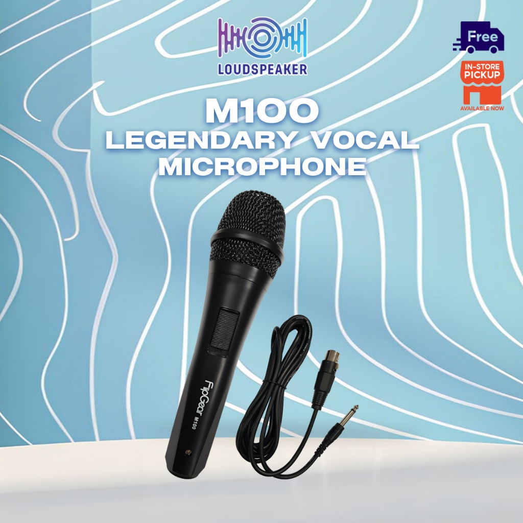 Vinnfier FlipGear M100 Legendary Vocal Microphone Wired | Shopee Malaysia