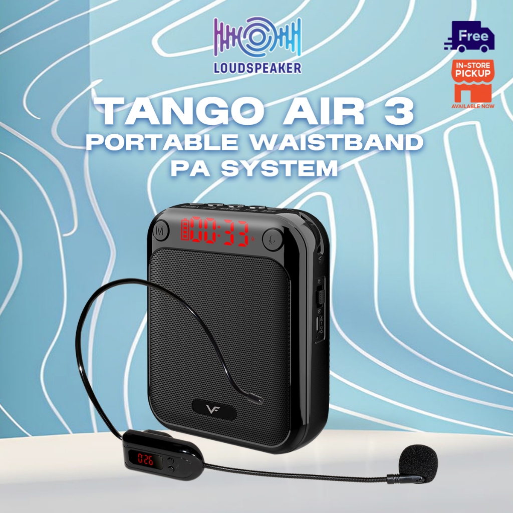 Vinnfier VF Tango Air 3 Portable Waistband PA System Sound Record for ...