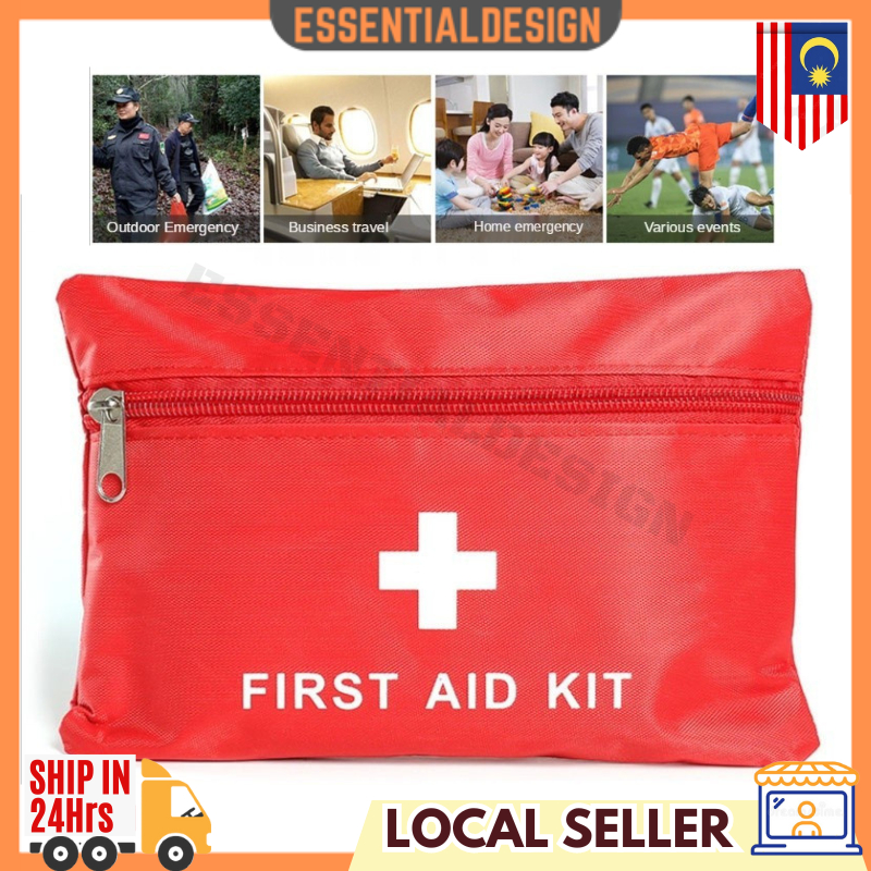 First Aid Survival Kit Full Set Emergency Medical Outdoor Rescue Travel ...