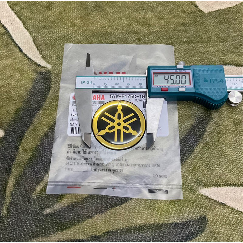 YAMAHA Y16ZR EMBLEM GOLD LIMITED EDITION 60TH ANNIVERSARY LOGO ORIGINAL ...