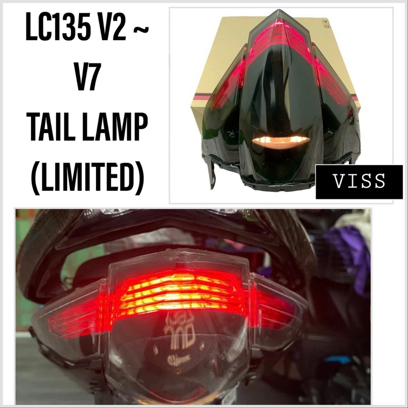 YAMAHA 135LC LC135 NEW V2 V3 V4 V5 V6 V7 LIMITED EDITION TAIL LAMP SET ...