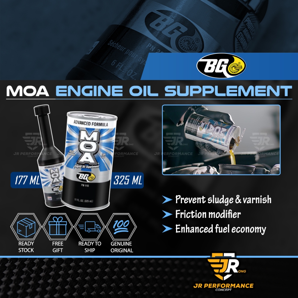 BG MOA Engine Oil Supplement Oil Treatment Engine Lubricant Engine Treatment Minyak Enjin ...