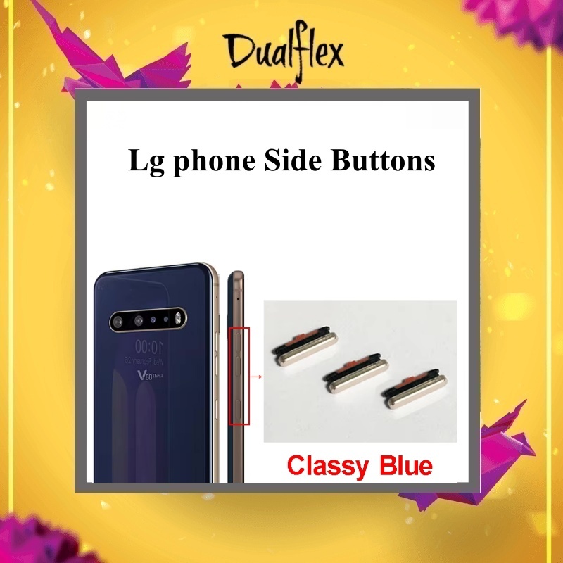 LG V50 V50S V60 G7 G8 G9 G8X V40 Side Volume On/Off Buttons Vibration Motor (For Replacement Use ...