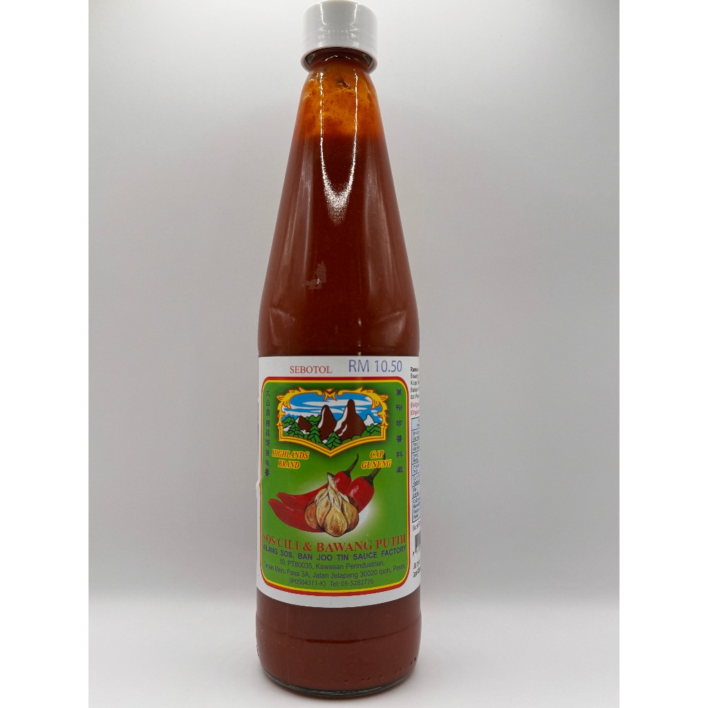 CAP GUNUNG SOS CILI & BAWANG PUTIH 雪山辣椒酱 650G& 300G | Shopee Malaysia
