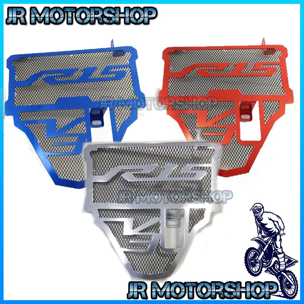 RADIATOR COVER YAMAHA R15 COOLANT NET JARING TANKI COOLANT ALLOY CNC ...