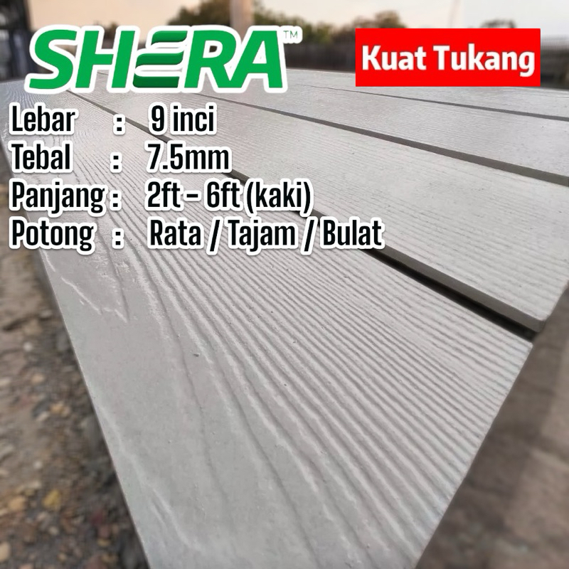 SHERA PLANK 9 INCI x 7.5MM / FACIAL BOARD / PAPAN CANTIK / PAGAR ...