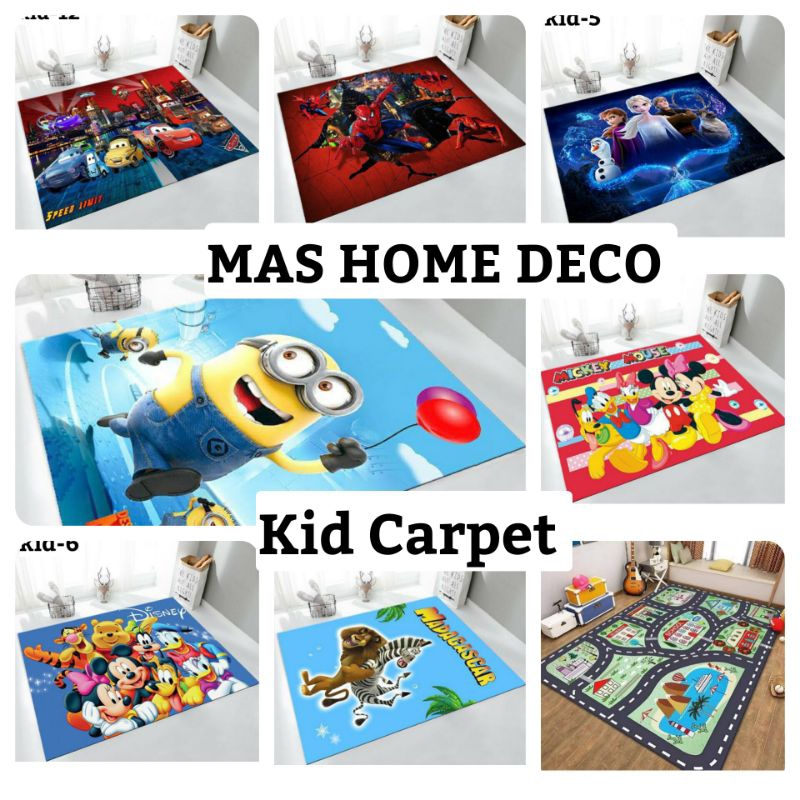 M-L-XL Kids play mat |Kids Pattern 3D Printing | Modern Design Carpet ...