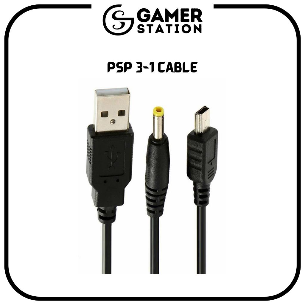 PSP Game USB Cable 2 IN 1 - Charger and connector | GOOD QUALITY ...