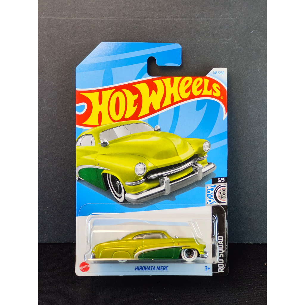 Hot Wheels Hirohata Merc - Green (143/250 - 2024 - ROD SQUAD 5/5 ...