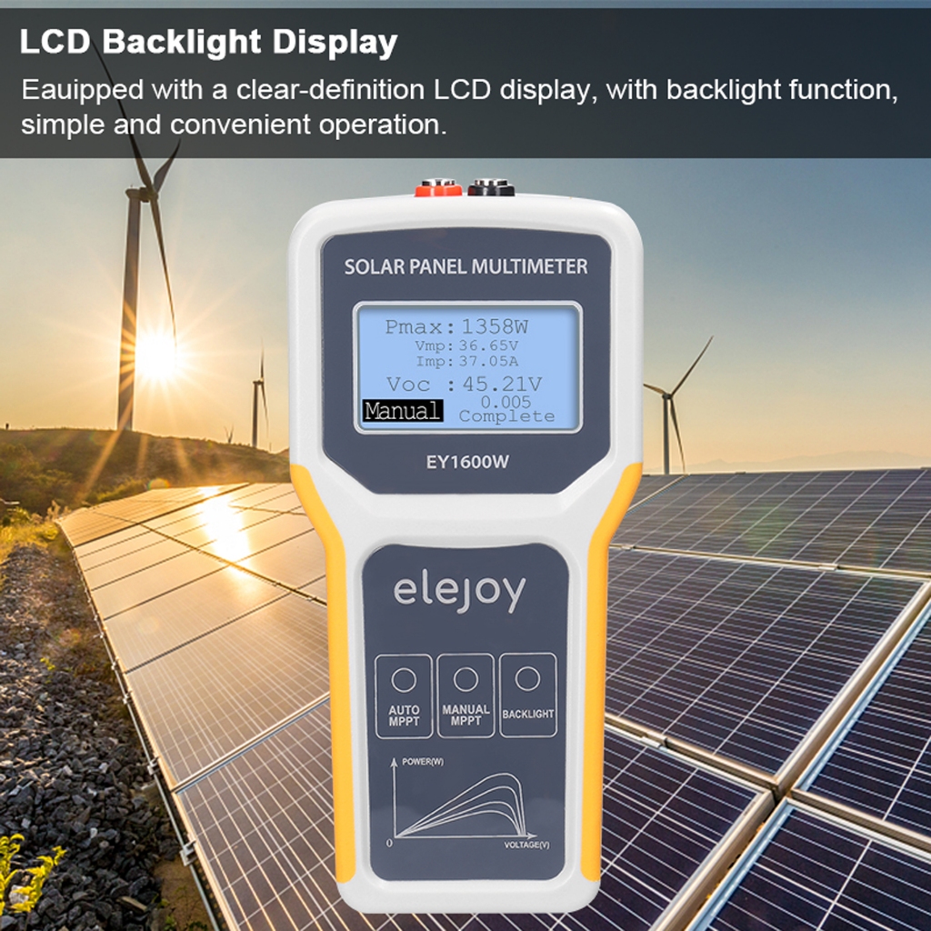 🔥IN Stock 🔥1600W Photovoltaic Panel Multimeter Solar Panel MPPT Tester ...