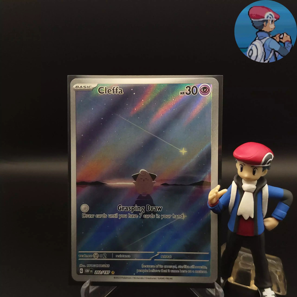 Cleffa - 202/197 - Illustration Rare - Obsidian Flames | Shopee Malaysia