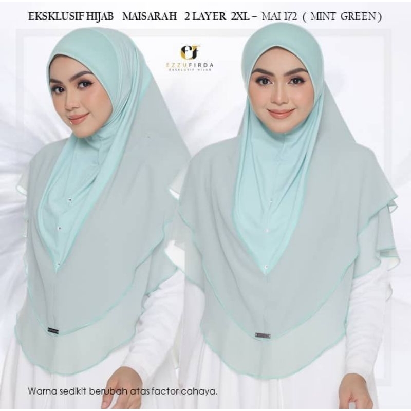 TUDUNG MAISARAH SAIZ 2XL, 2LAYER. Ezzufirda. | Shopee Malaysia
