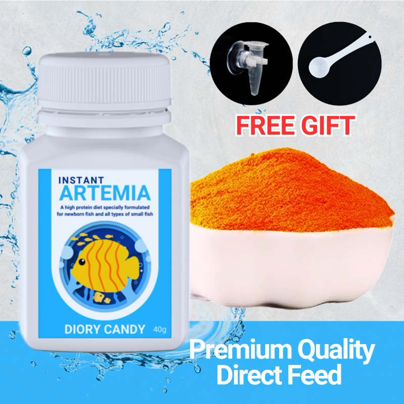 Instant Artemia BBS For Newborn Fish Makanan Anak Ikan Guppy Fry Ikan ...