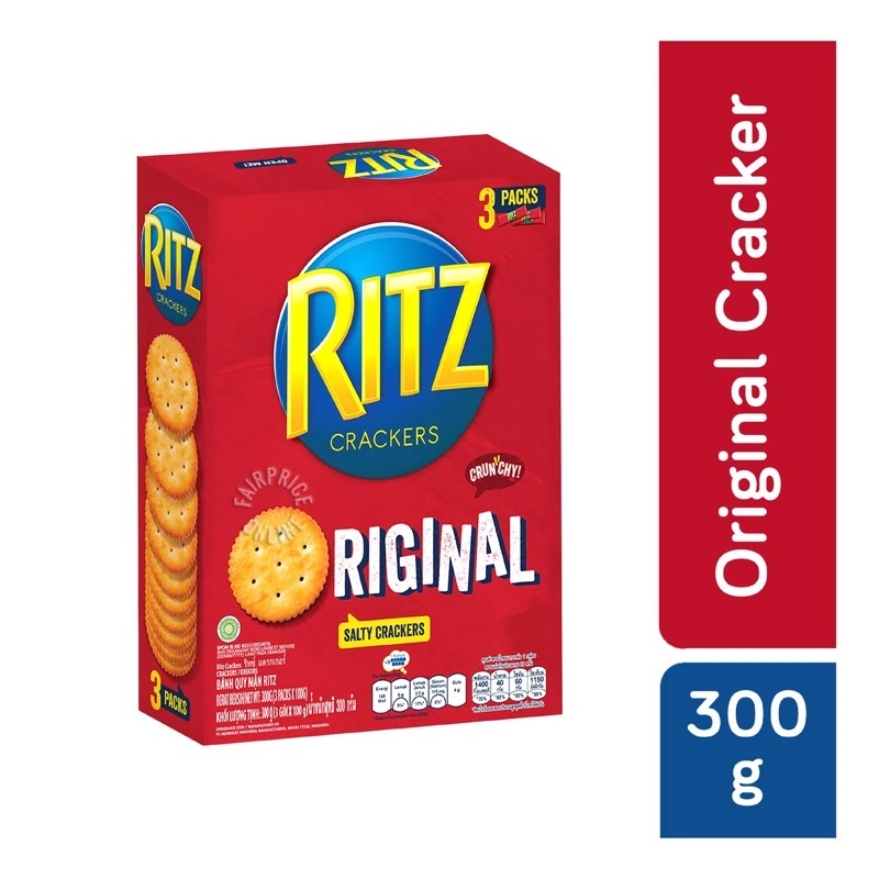 NABISCO Ritz Crackers 3 Packs x 100g | Shopee Malaysia