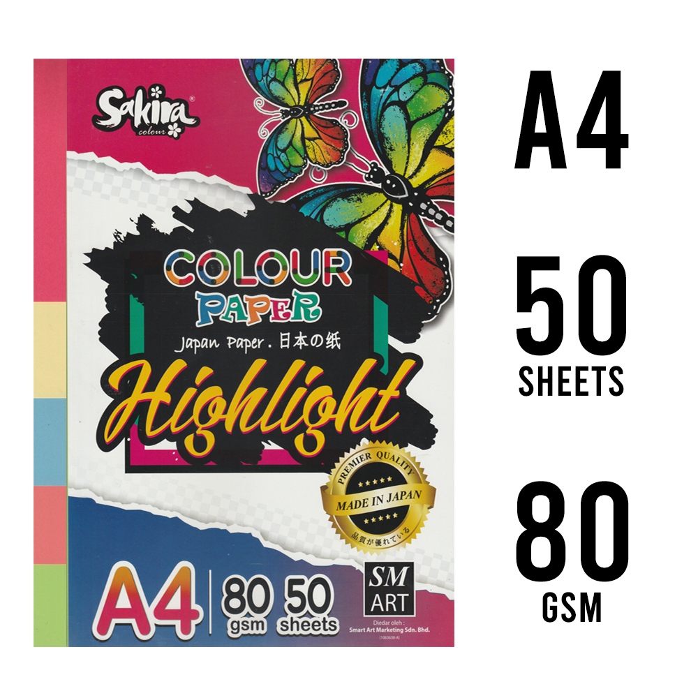 SMART SAKIRA | COLOUR PAPER | SAKIRA COLOUR - HIGHLIGHT COLOUR PAPER ...
