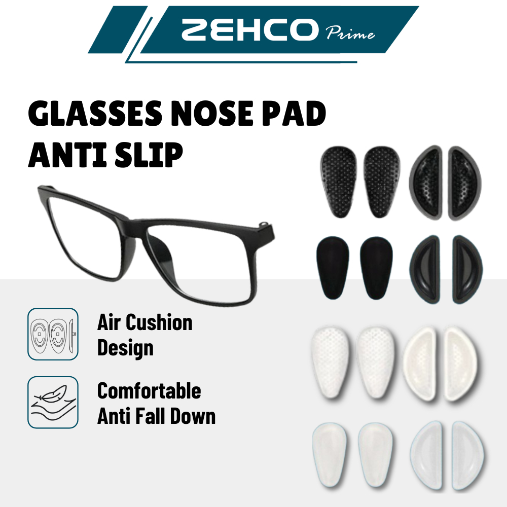 1 Pair Anti-Slip Nose Pad for Glasses Air Cushion Comfortable Silicone ...