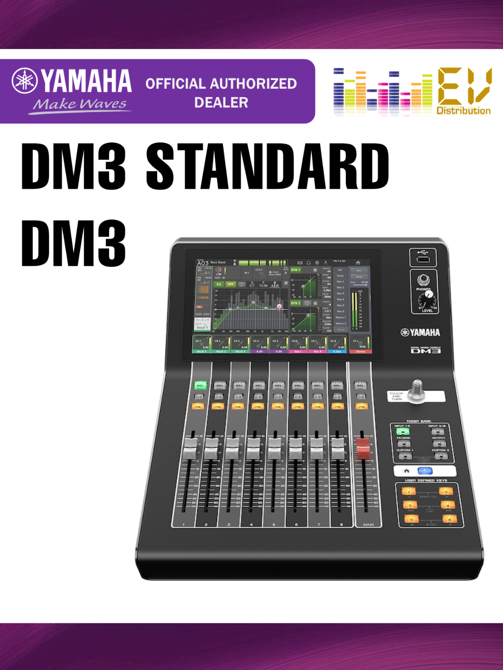[YAMAHA] DM3 DM3S DIGITAL MIXER MIXING CONSOLE RK-DM3 RACK MOUNT | Shopee Malaysia