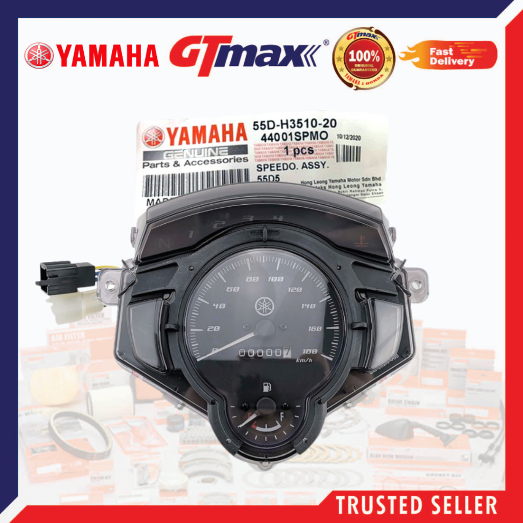 LC135 (V2-V7) METER ASSY LC135 SPEEDOMETER METER ASSY METER DIJAMIN 100 ...