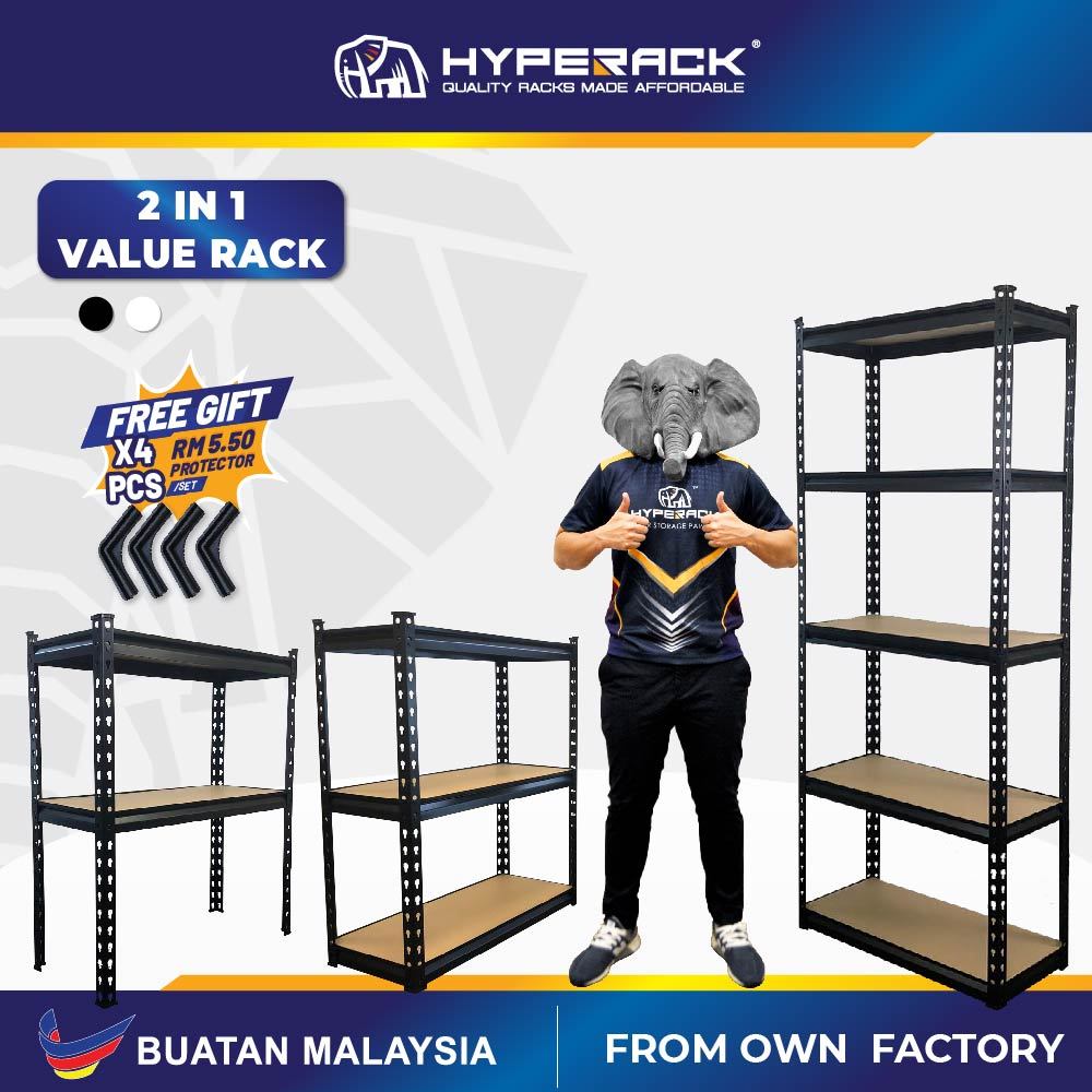 🔥HYPERACK ™️ [FAST DELIVERY] 2 IN 1 Rack Premium Boltless Rack Rak Penapis Air Coway Storage ...