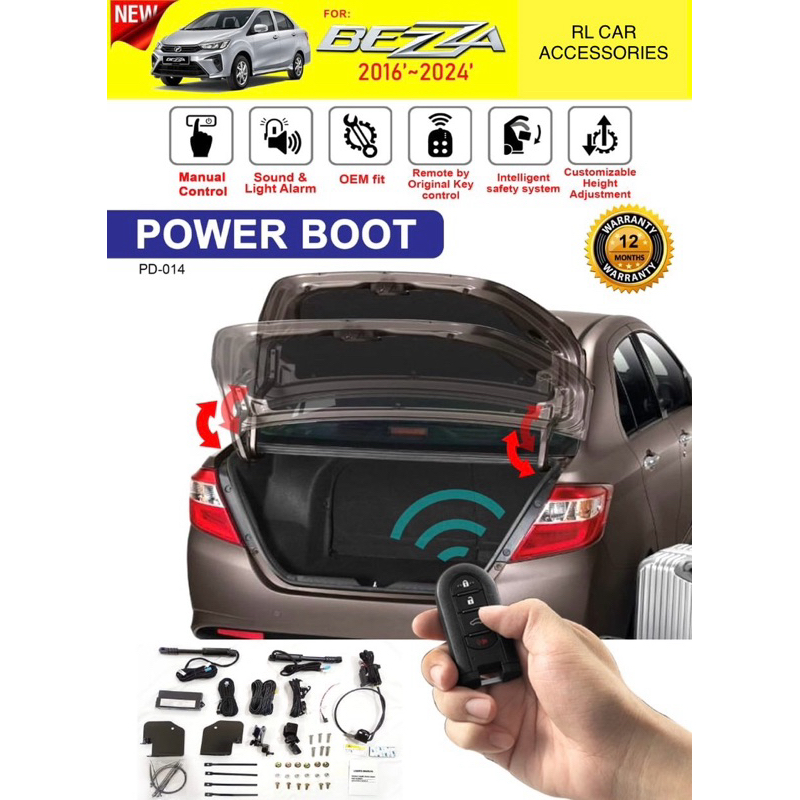 Perodua bezza / proton S70 rear tailgate auto power boot bonnet hood ...