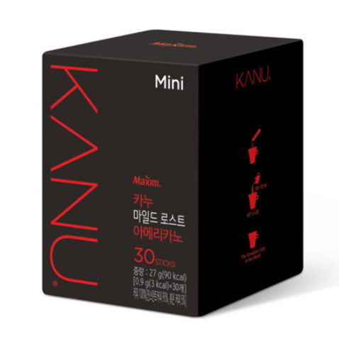 KANU MINI Americano 30 Sticks Mild Roast Soluble Coffee 0.9g X 10 ...