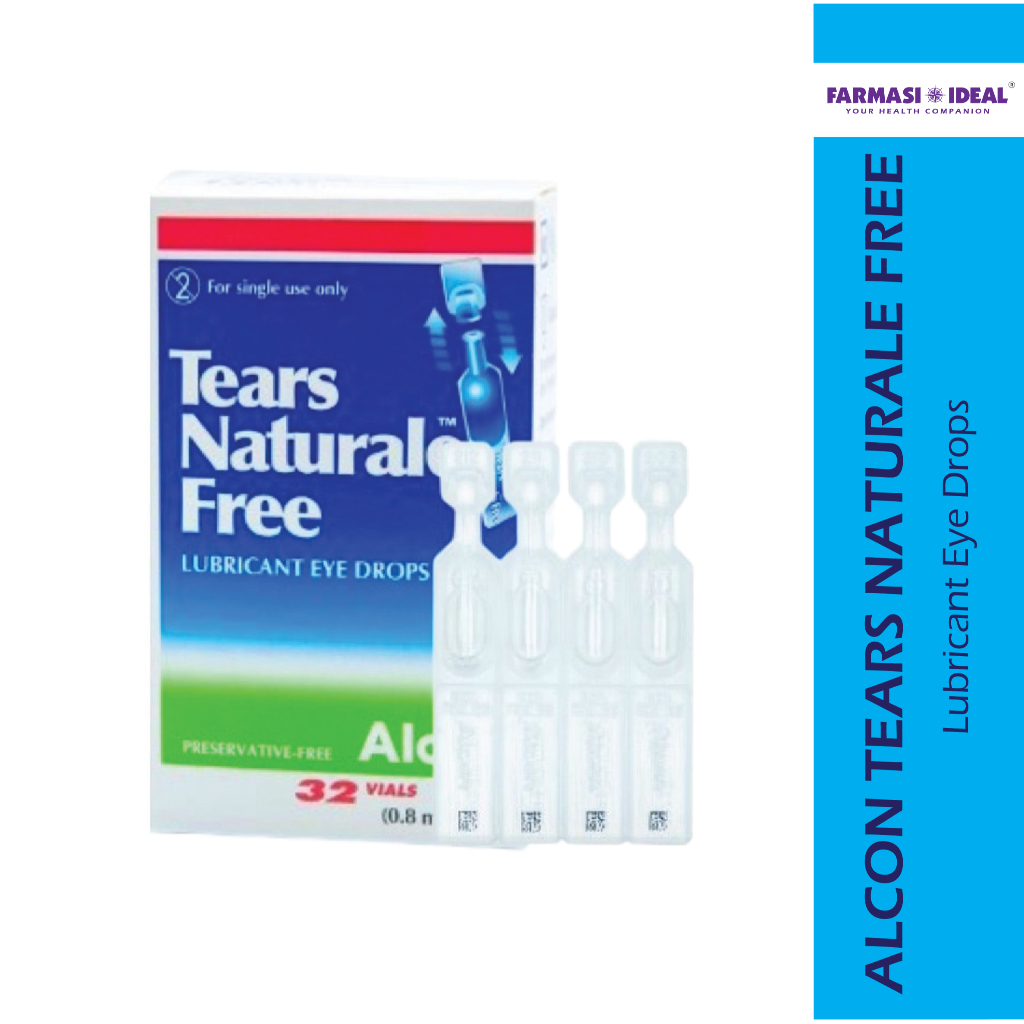 Alcon Tears Naturale Free Lubricant Eye Drops, 0.8ml | Shopee Malaysia
