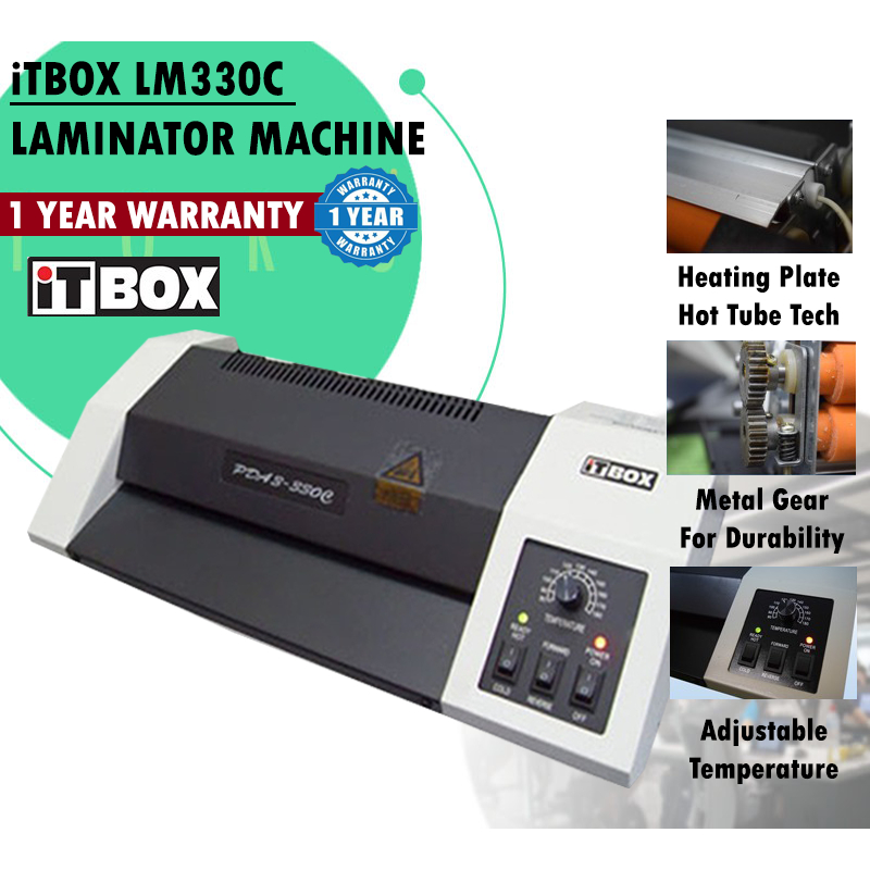 Itbox Lm330c A3 And A4 Laminator Machine Hot And Cold Laminated Function