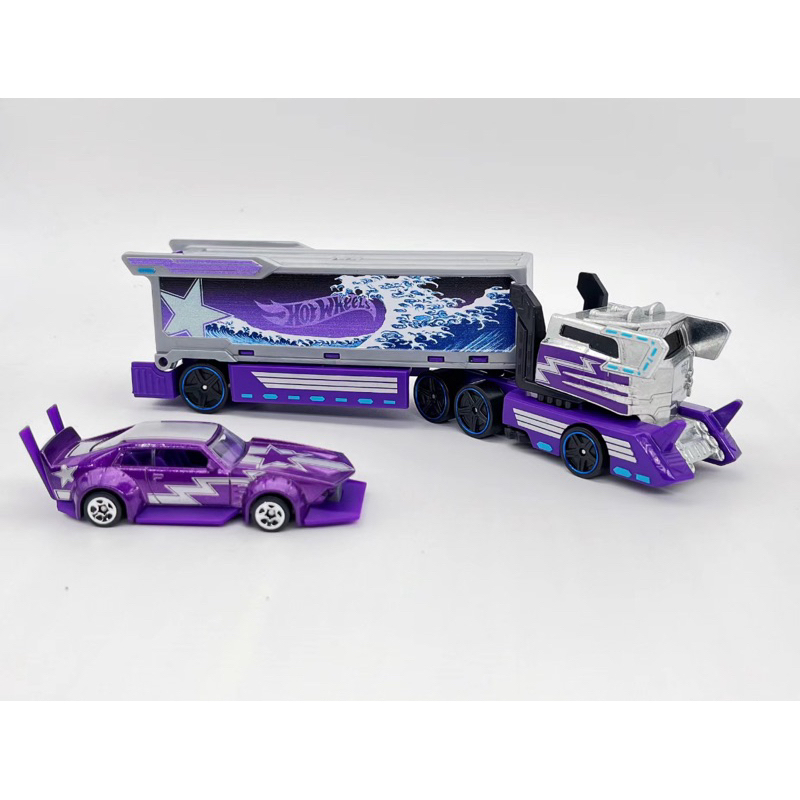 Hotwheels Super Rigs 2024 - Galactic Express (Purple) (Raijin Express ...
