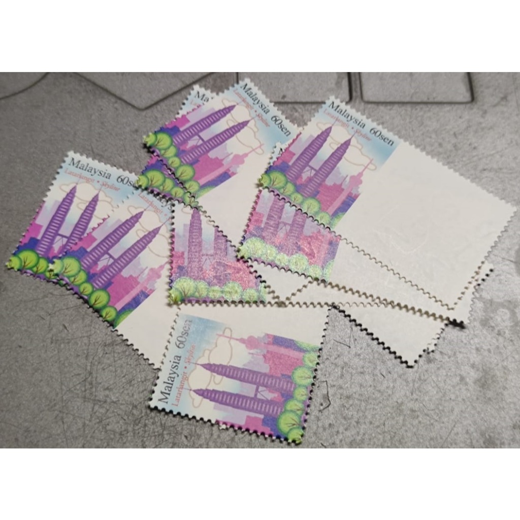 KLCC design Postage Stamp Setem Pos - 10 pc 60c 60 sen cents with ...