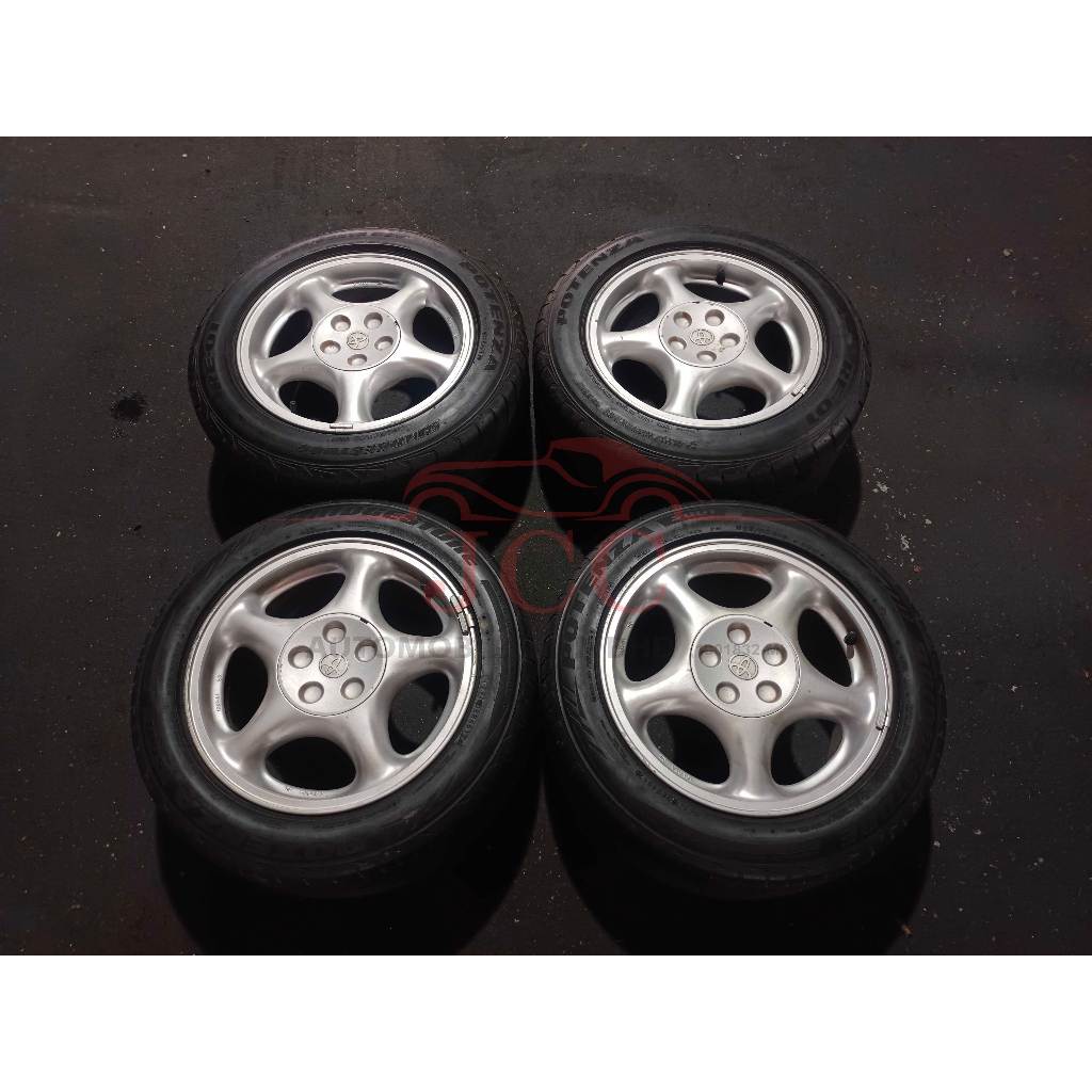 TOYOTA SUPRA JZA80 MK4 STANDARD RIM WITH TIRE SET (FRONT16x8JJ ...